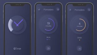 Free Pomodoro Timer with Figma Neumorphism UI Template - Free Figma ...