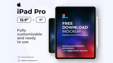 Free iPad Pro Mockups Figma - Free Figma Template
