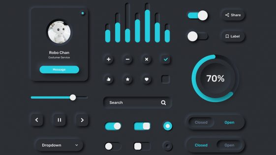 Free Figma Neumorphic UI Kit - Free Figma Template