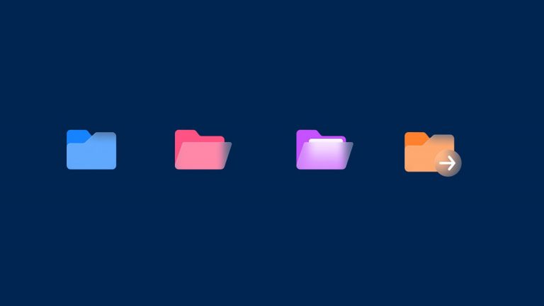 Free Free Glassy Folder Figma Icons - Free Figma Template s