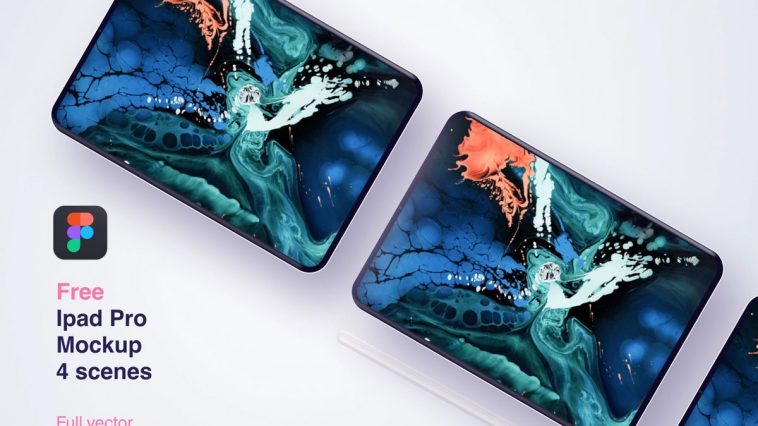 Free iPad Pro Mockups Figma - Free Figma Template