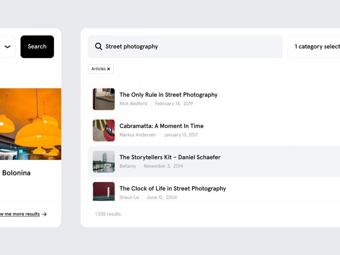 Free Free Figma Search UI Component - Free Figma Template