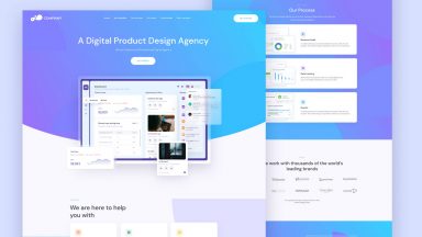 Free Digital Agency Website Figma - Free Figma Template