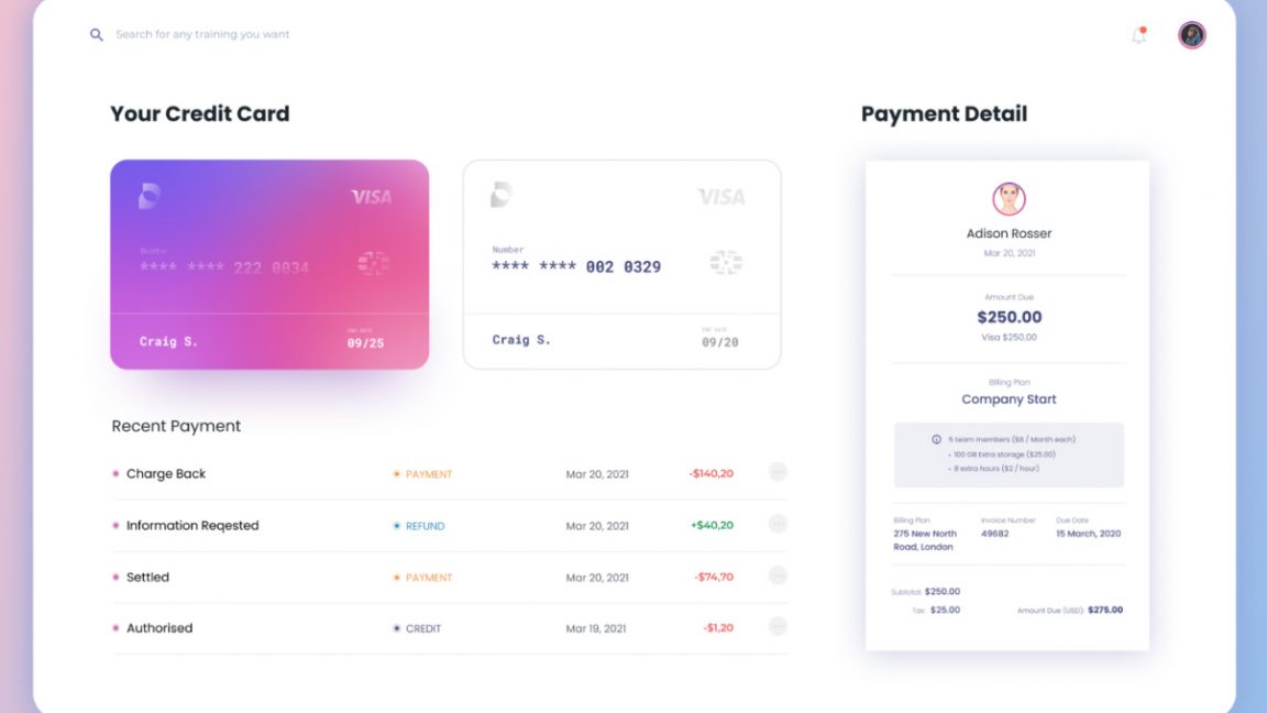 10 Free Figma Invoice Templates - Figma Template