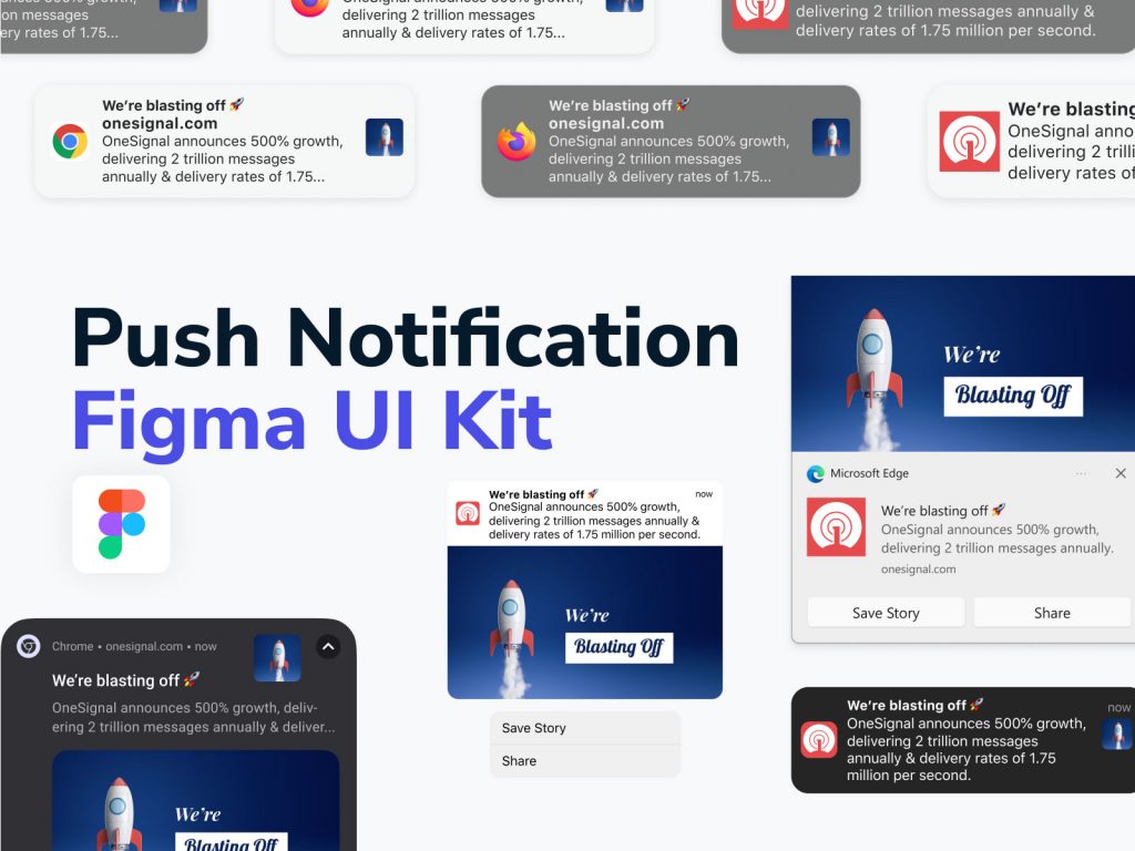 Free Push Notification UI Kit for iOS, Android, macOS, Windows - Free ...