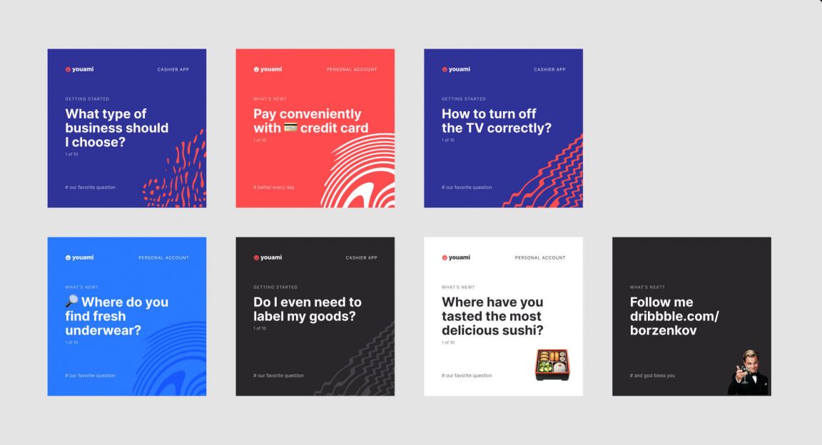 Figma Instagram Post Templates free - UIkit Free