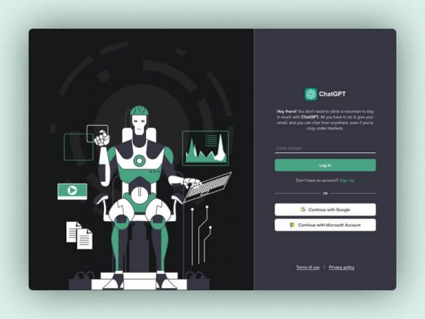 Free ChatGPT Chatbot Website Template Figma file - Figma Template