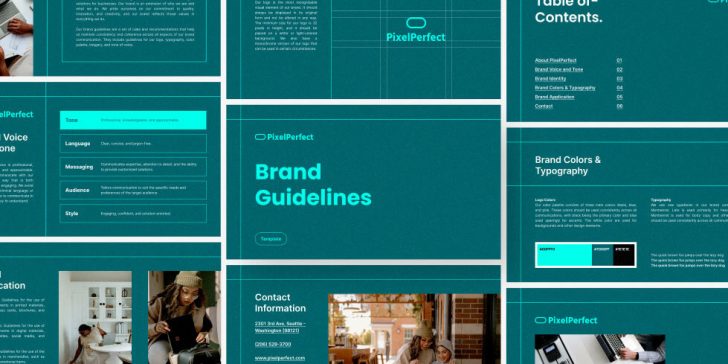 Free Figma Brand Guidelines Template - UiKitFree