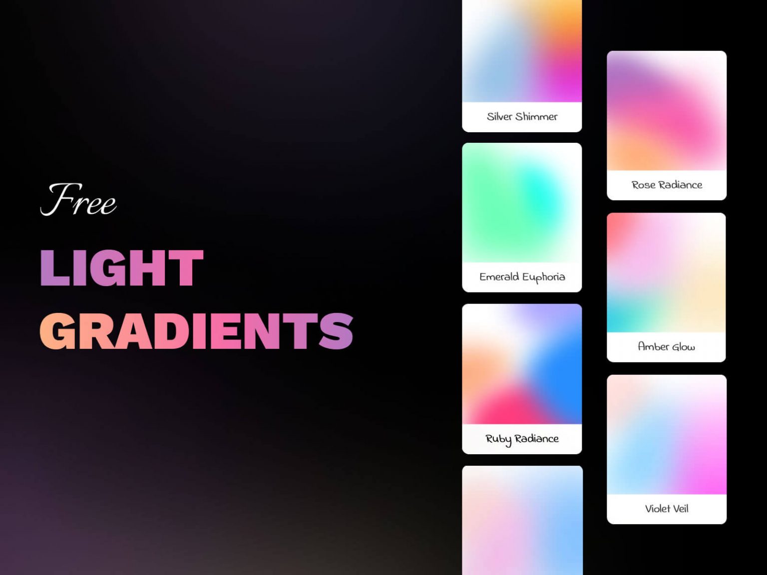 Free 12 Gradients for Figma - UiKitFree